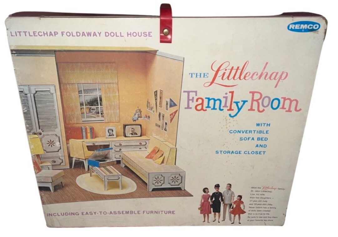 Remco Doll Family Room Little Chap Furniture 1963 Set MIB NRFB in Box ...