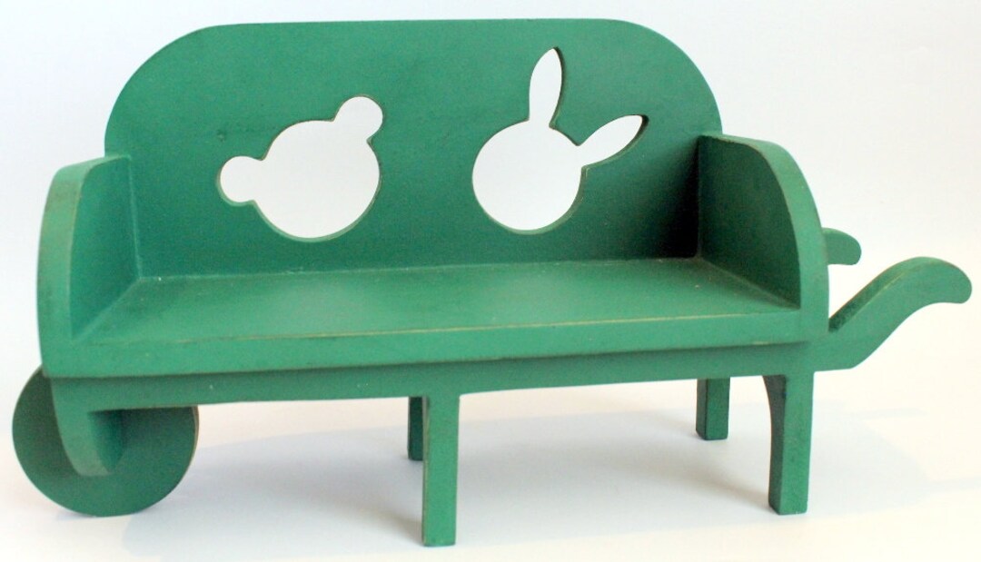Muffy Vanderbear Hoppy Vanderhare Wheel Barrel Bench Accessory ...