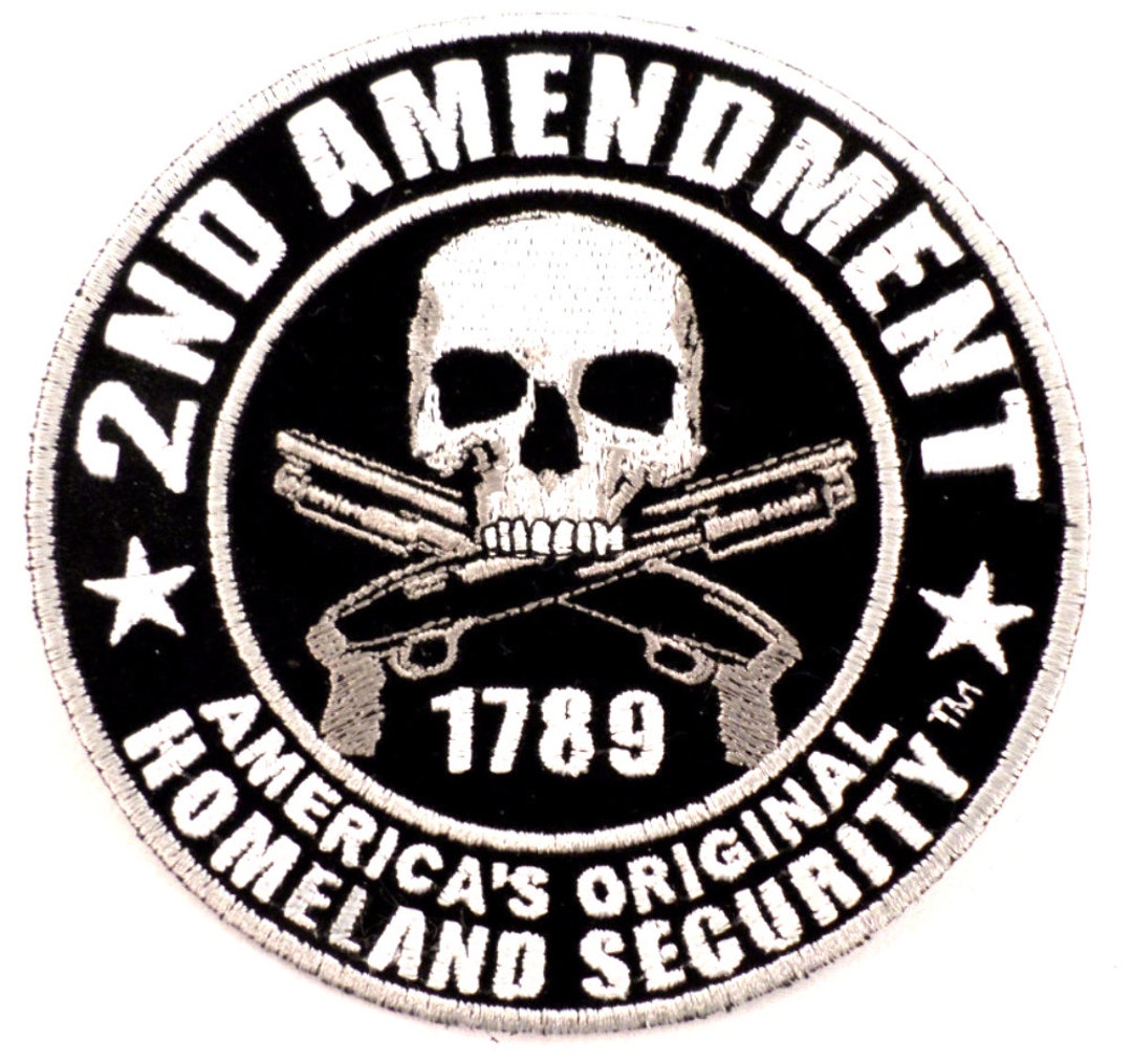 2nd Amendment Original Homeland Security Biker 9" Motorcycle Uniform ...
