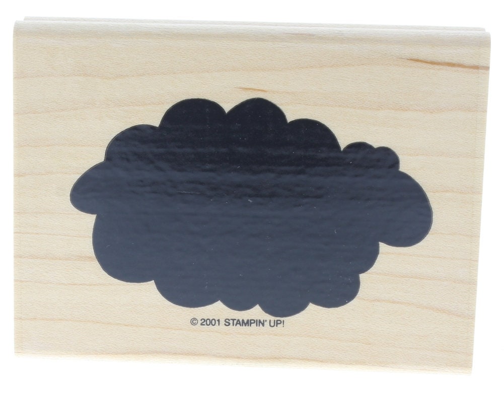 Stamping up Bold Cumulonimbus Cloud Wooden Rubber Stamp - Etsy UK