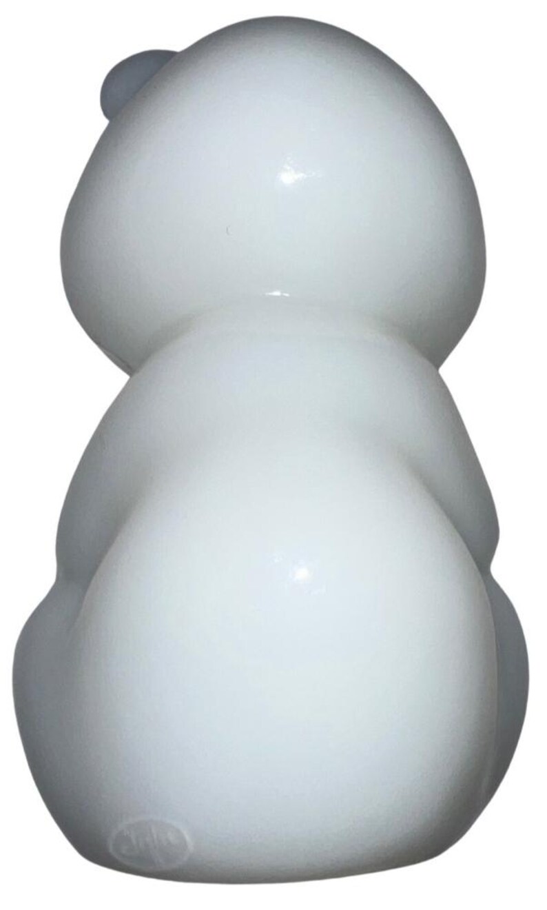 Vintage Fenton 3.5 Translucent Milk Glass White Teddy Bear With Label ...