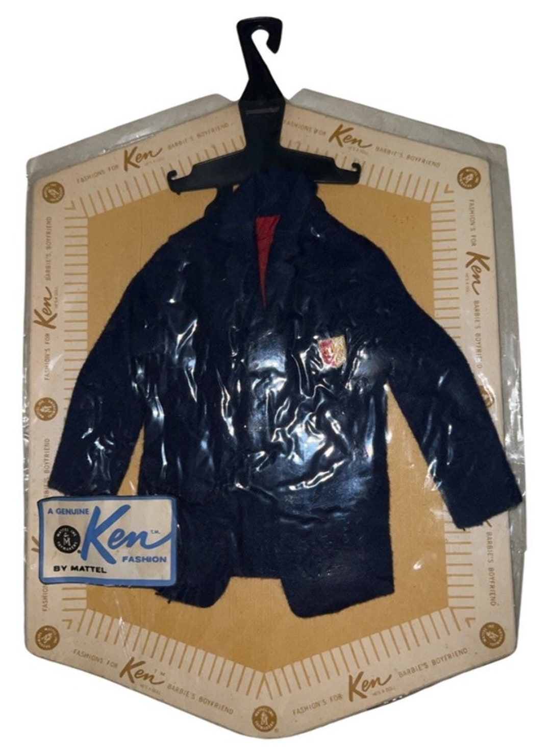Vintage Barbie Doll Mattel Original Ken Ken Fashion Pak Sports Coat MIP ...