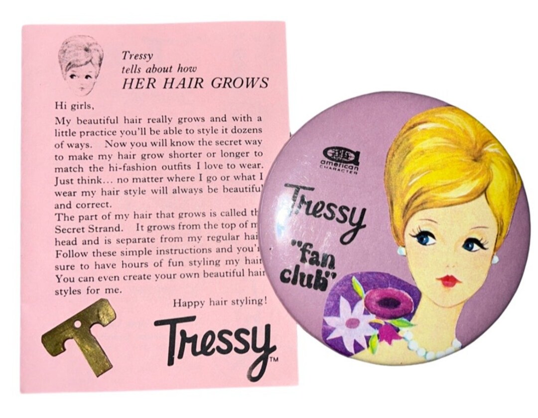 American Character Tressy Doll Outfit Pamplet Hair Key and Fan - Etsy