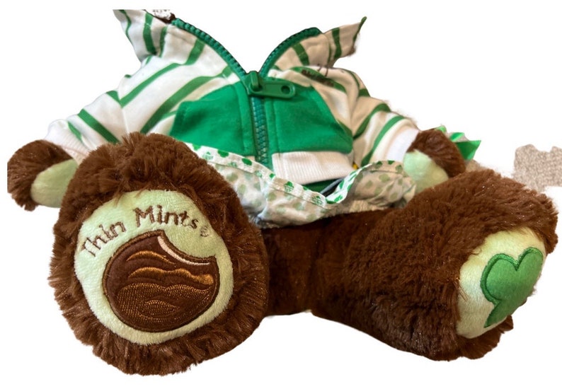 Build A Bear Doll Girl Scouts Thin Mints Cookies With Original Outfit ...