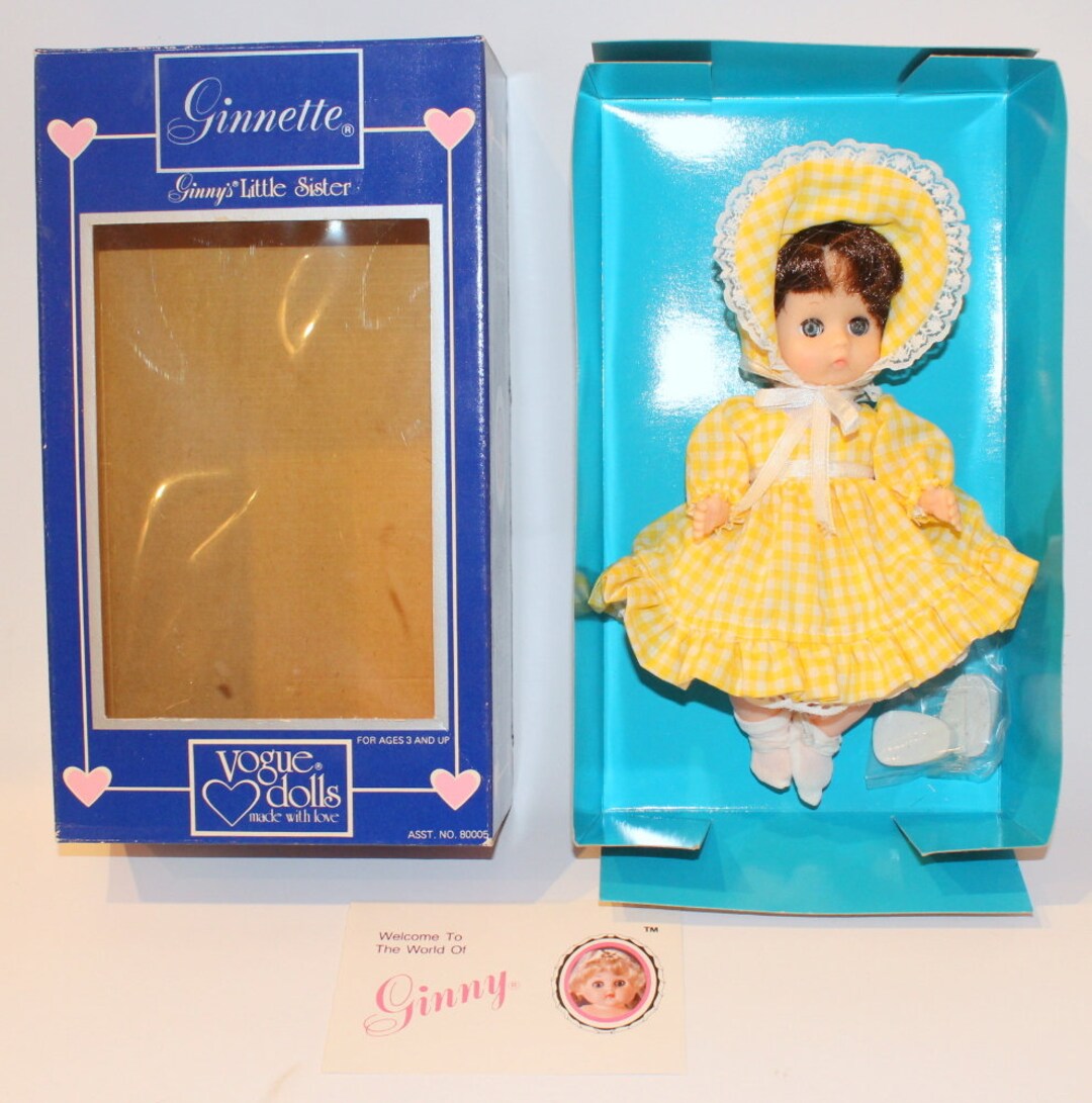 Vogue Doll Ginnette Ginny's Lilttle Sister 1984 8.5 - Etsy