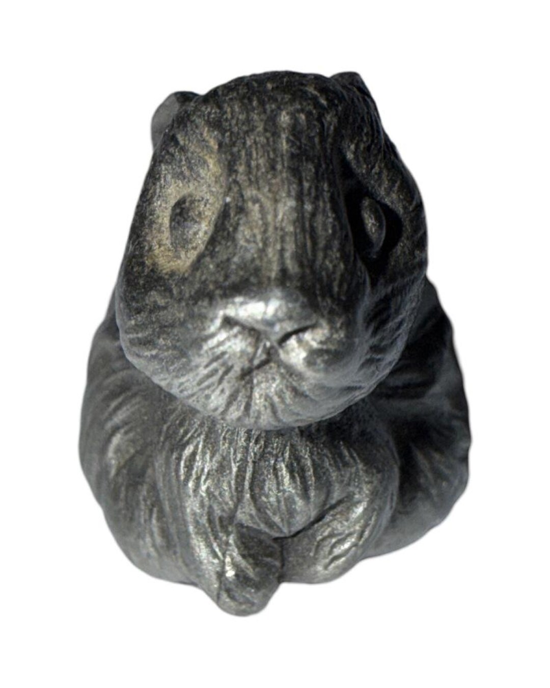 Little Gallery Sitting Bunny Rabbit Pewter Figurine Hallmark Praying ...