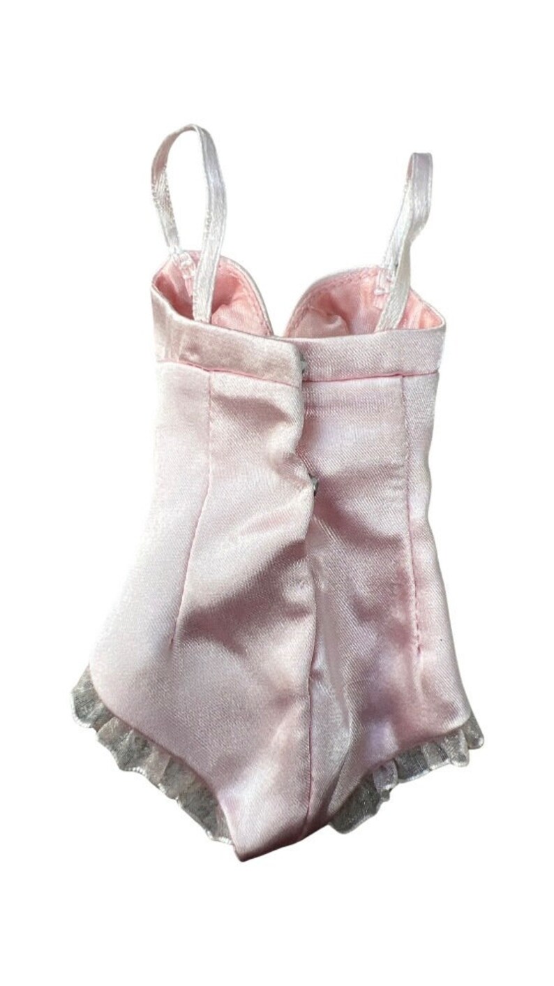 Robert Tonner Pink Satin Teddy With Ruffles and Bead Tassles - Etsy
