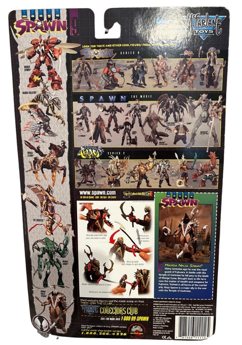 Magna Ninja Spawn Todd Mcfarlane Ultra Action Figure New in Original ...