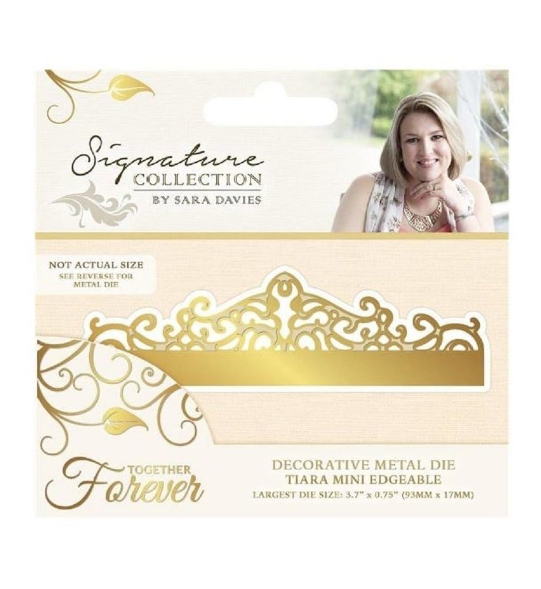 Crafter's Companion Tiara Border Metal Die Cut Together Forever - Etsy