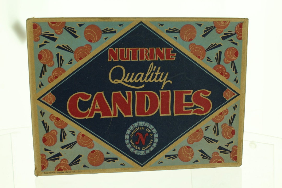 Nutrine Quality Candies Chicago Candy Company Box Only Advertising - Etsy