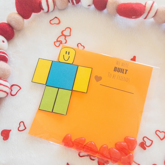 Roblox Classroom Valentines Party Favors by LiveLaughScrap | Catch My Party