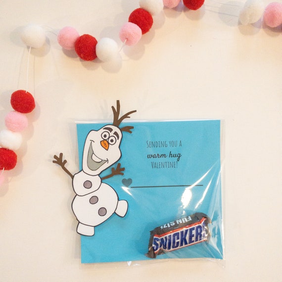 Olaf Frozen Warm Hugs Valentines Day Gifts by LiveLaughScrap | Catch My ...