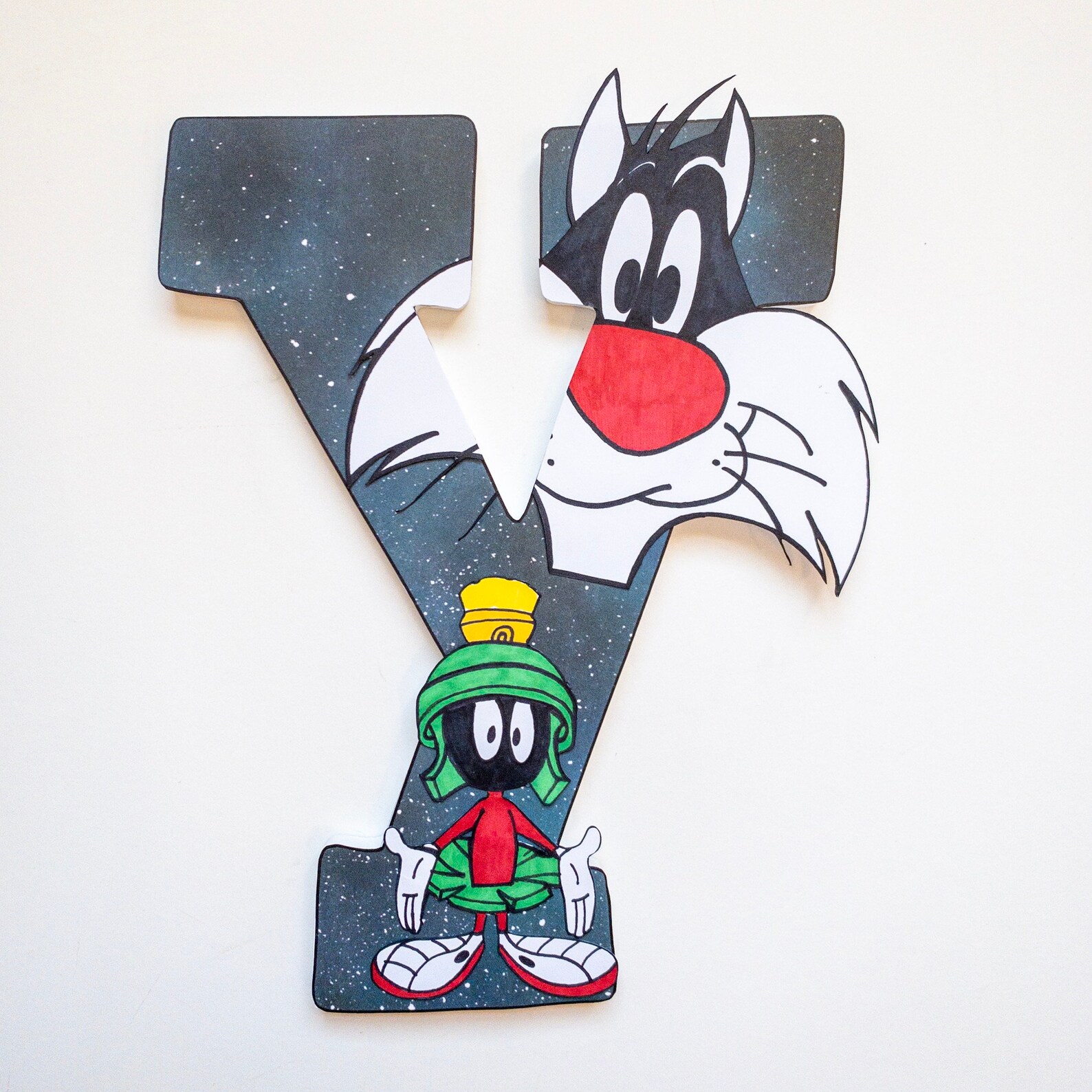 Space Jam Custom Wood Letters | Etsy