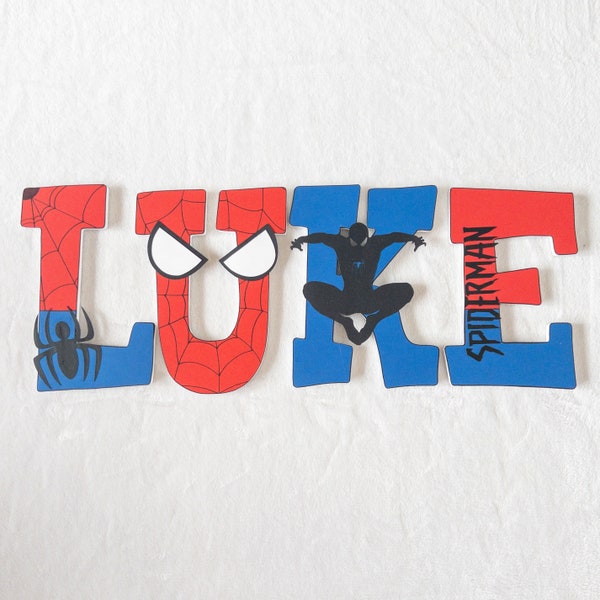 Spidey Letters - Etsy