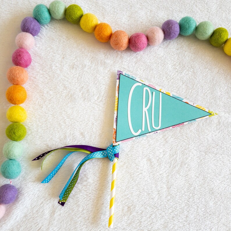 Easter Basket Name Pennant Flag - Etsy