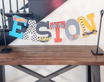 Hot Wheels Custom Name - Etsy