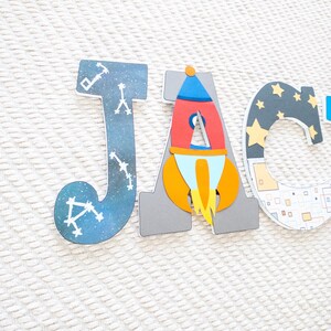 Space Custom Name Banner - Etsy
