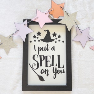 Personalized Family Halloween I Put a Spell on You Wood Signs - Etsy