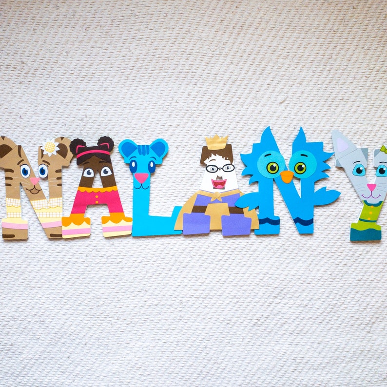 Daniel Tiger Custom Wood Letters | Etsy