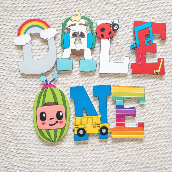 Cocomelon Letters - Etsy