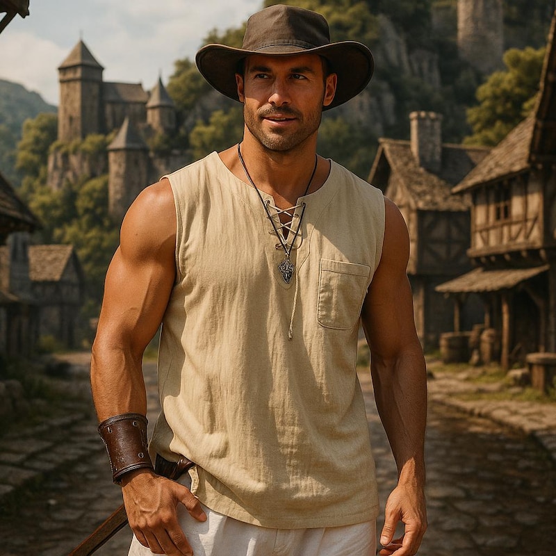 Leather Clothing Men Pagan - Etsy