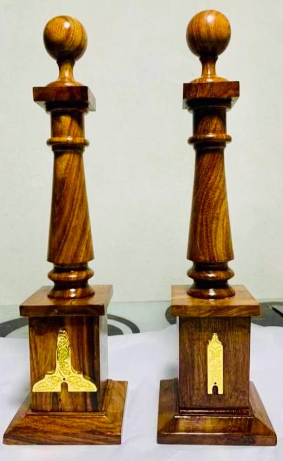 Handmade Masonic Wooden Column | Freemason Decor | Carved Lodge Pillar ...