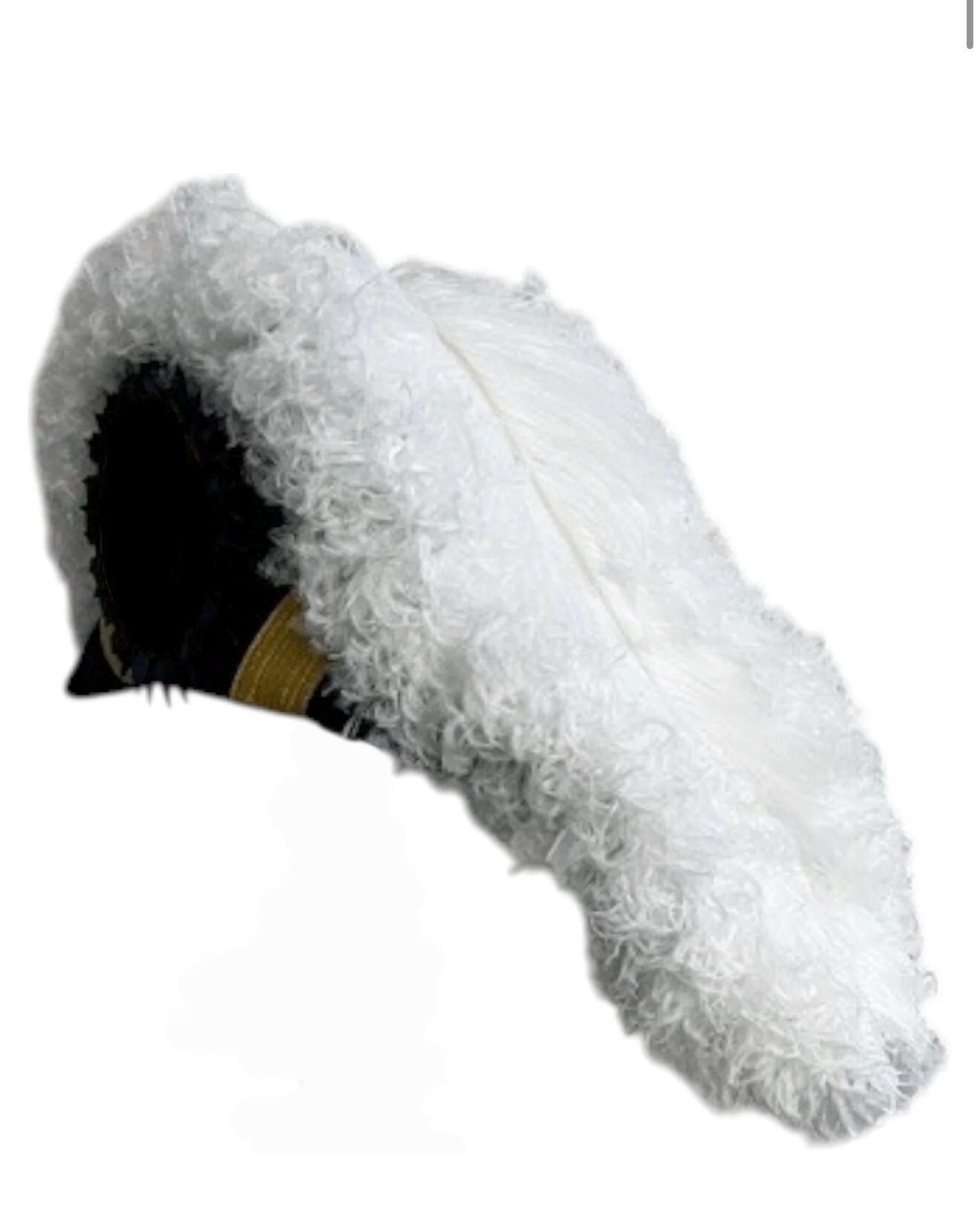 Knights Templar Chapeau – Eminent Commander Ceremonial Hat, All White ...
