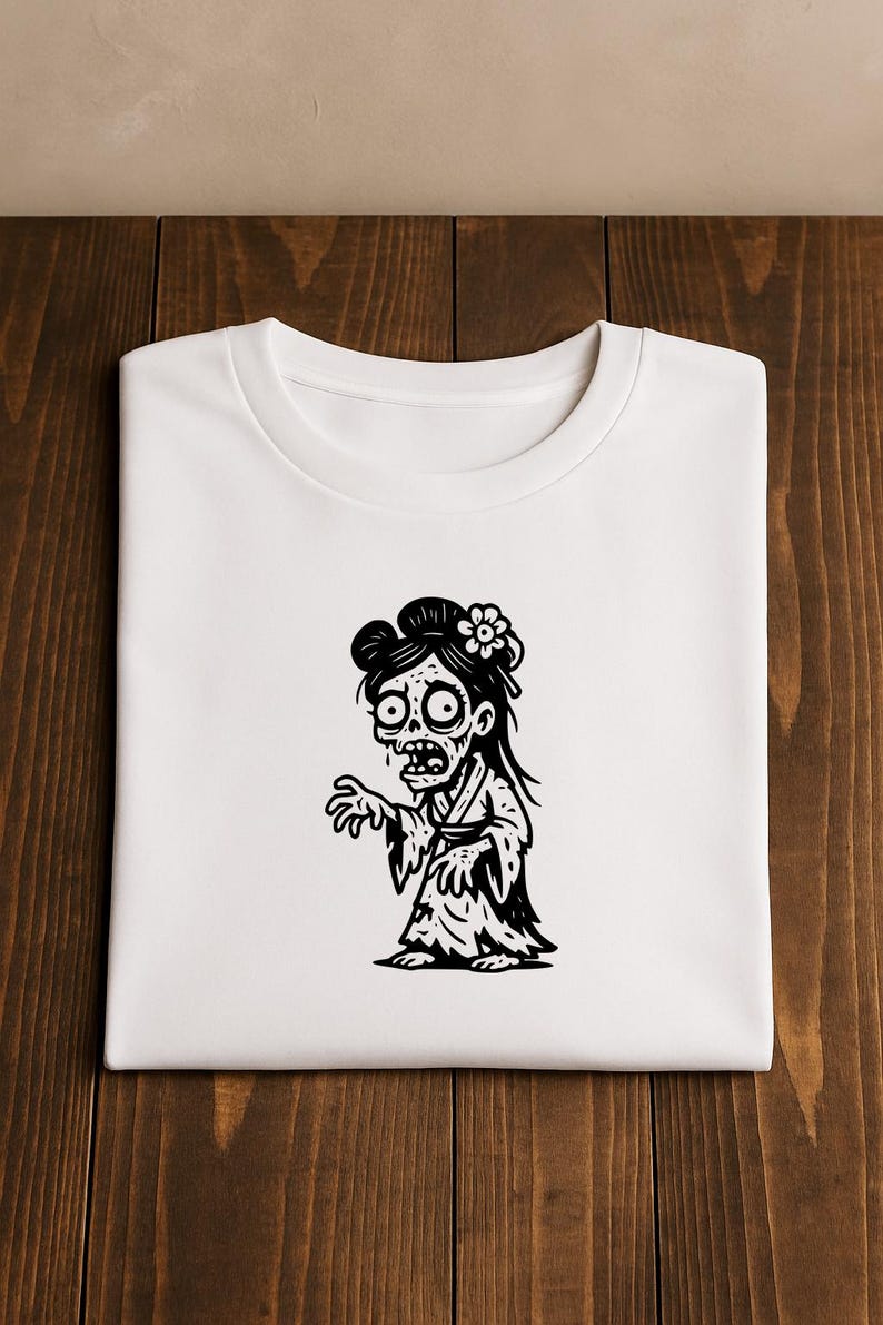 Ancient China Zombie SVG PNG Clipart Bundle | Chinese Undead Warrior ...