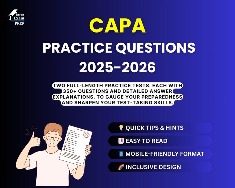 CAPA Practice Questions 2025-2026 | Certified Ambulatory Perianesthesia ...