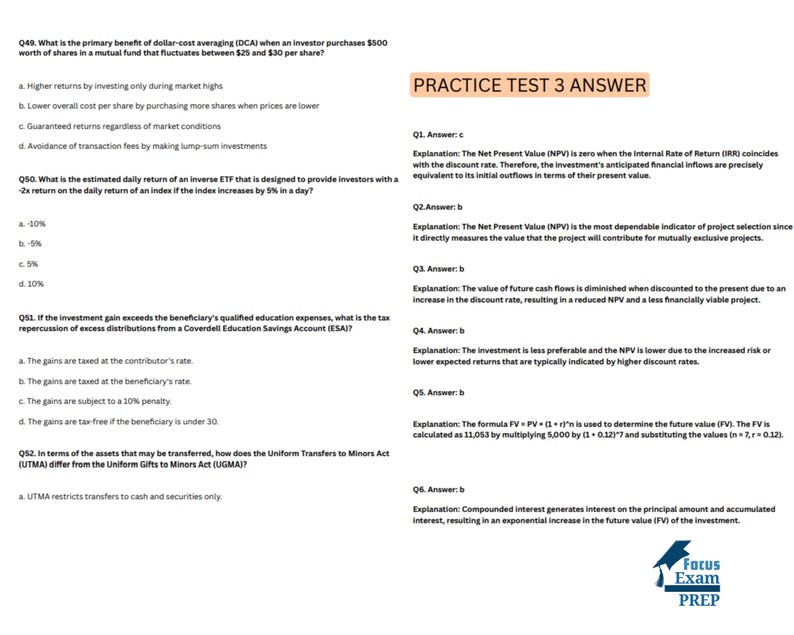 Series 66 Practice Questions 2025-2026 | FINRA Test Exam | Test Prep ...