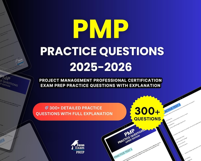 PMP Exam Practice Questions 2025-2026 | Project Management Professional ...