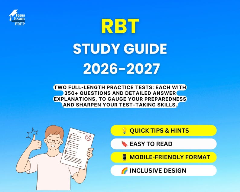 RBT Study Guide 2026-2027 - Registered Behavior Technician ...