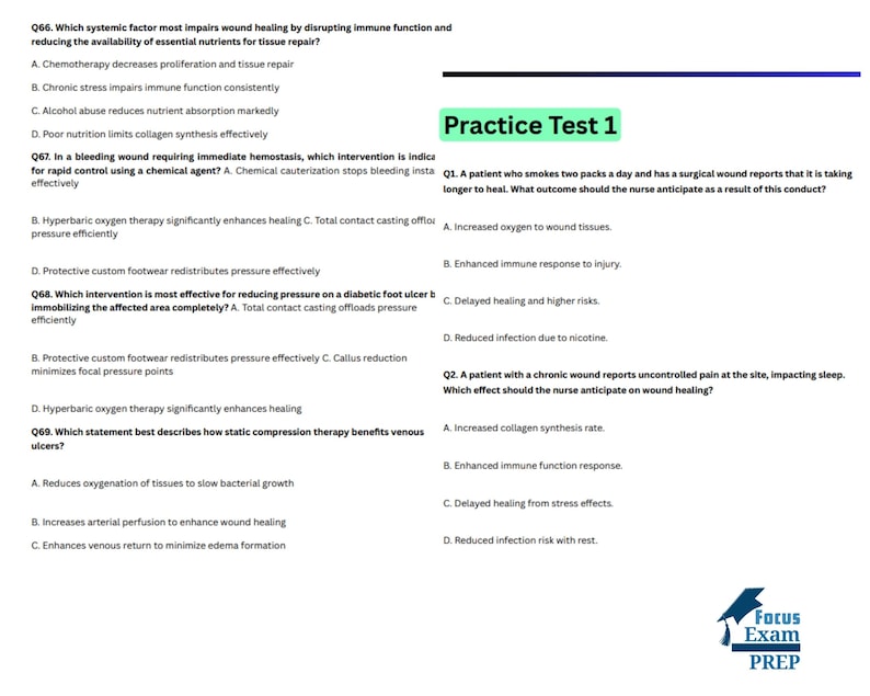 CWCN Practice Questions 2025-2026 | Certified Wound Care Nurse Exam ...
