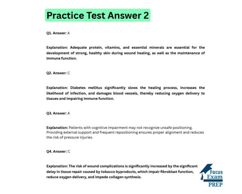 CWCN Practice Questions 2025-2026 | Certified Wound Care Nurse Exam ...