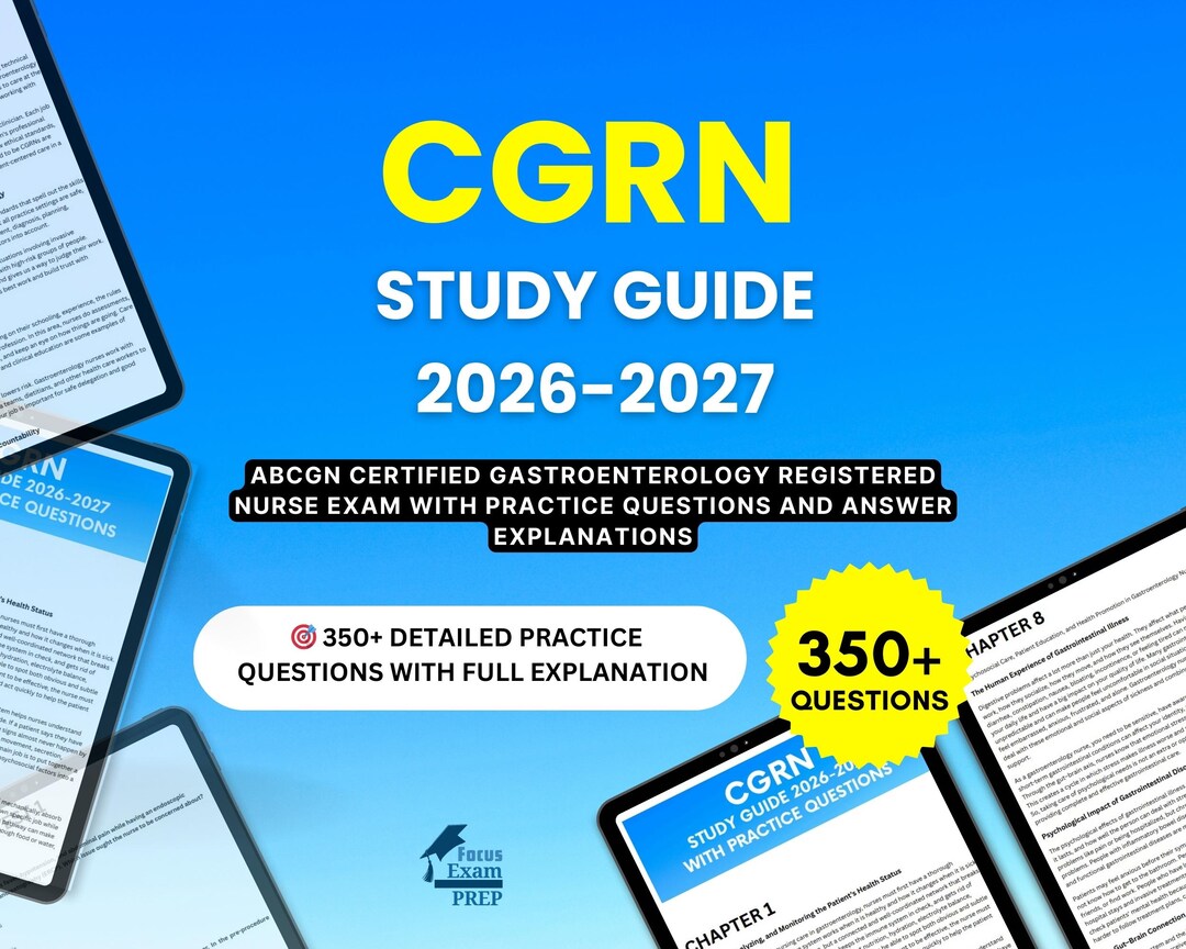 CGRN Study Guide 2026-2027 - ABCGN Certified Gastroenterology ...