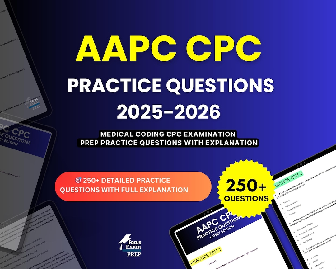 AAPC CPC Practice Questions 2025-2026 | Medical Coding Exam Review ...