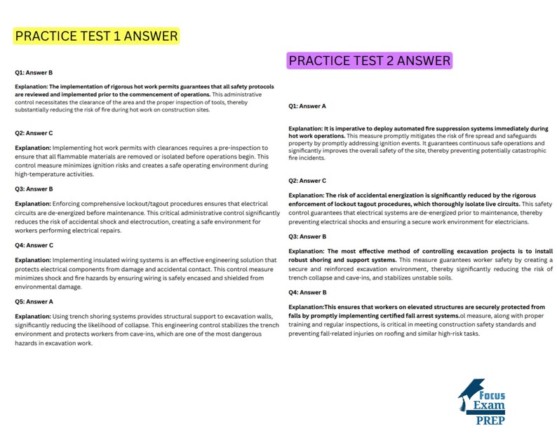 CHST Practice Questions 2025-2026 | Construction Health and Safety ...