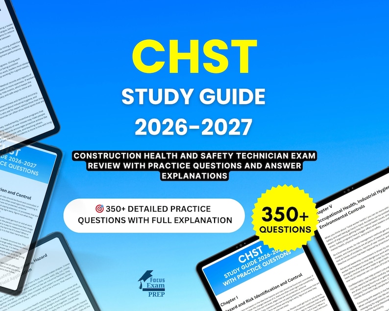 CHST Study Guide 2026-2027 - Construction Health and Safety Technician ...