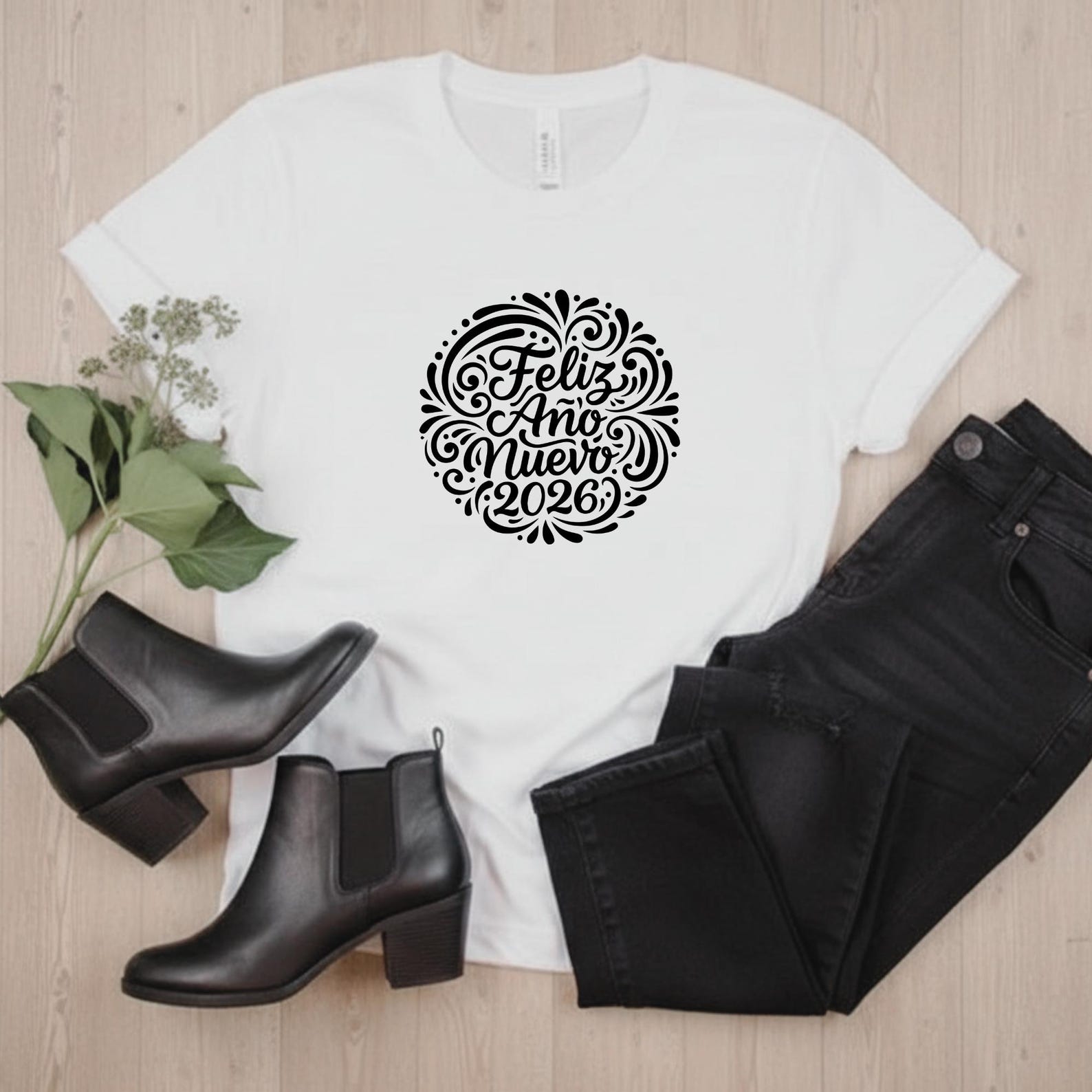 Spanish Feliz Ano Nuevo 2026 SVG Bundle: New Years Eve, Shirt Svg for ...