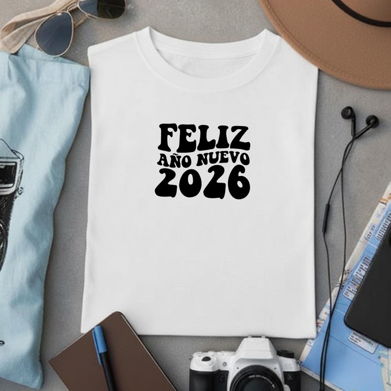 Spanish Feliz Ano Nuevo 2026 SVG Bundle: New Years Eve, Shirt Svg for ...