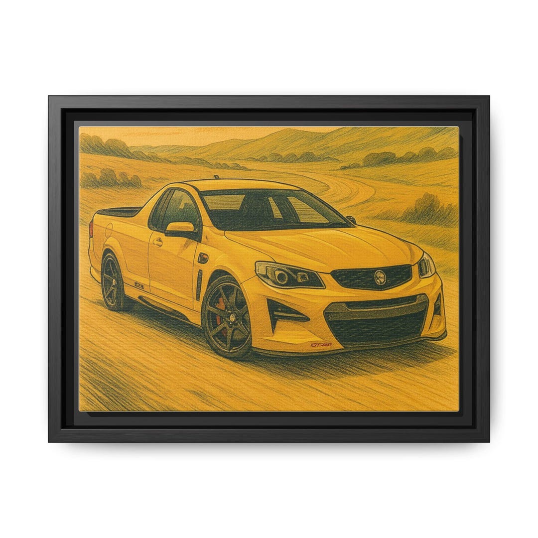 HSV Maloo GTSR W1 Ute Artwork - Rare Holden HSV V8 Poster, Australian ...