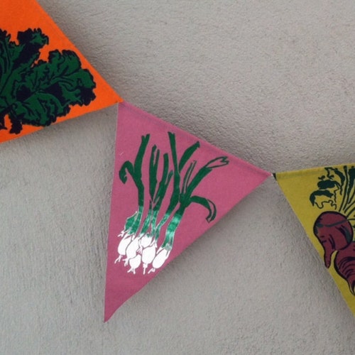Garden Prayer Flags. Vegetable Garden Banner. - Etsy