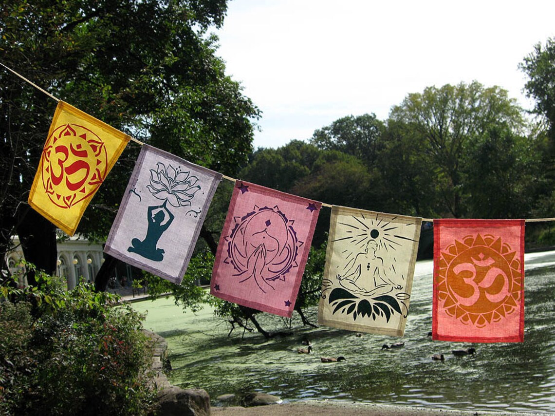 Yoga Prayer Flags - Etsy