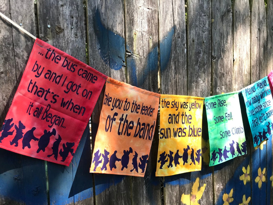 7 Grateful Dead Flags. Grateful Dead Prayer Flags. Grateful Dead Banner ...