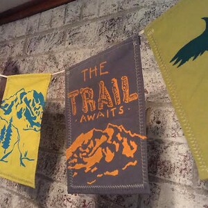 Hiker Prayer Flags. Backpacking Prayer Flags. Hiking Travel Gift. - Etsy