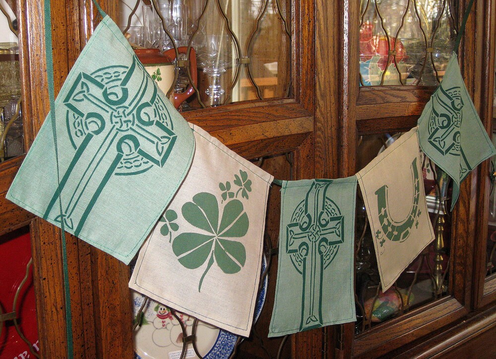 Irish Prayer Flag Banner | Etsy