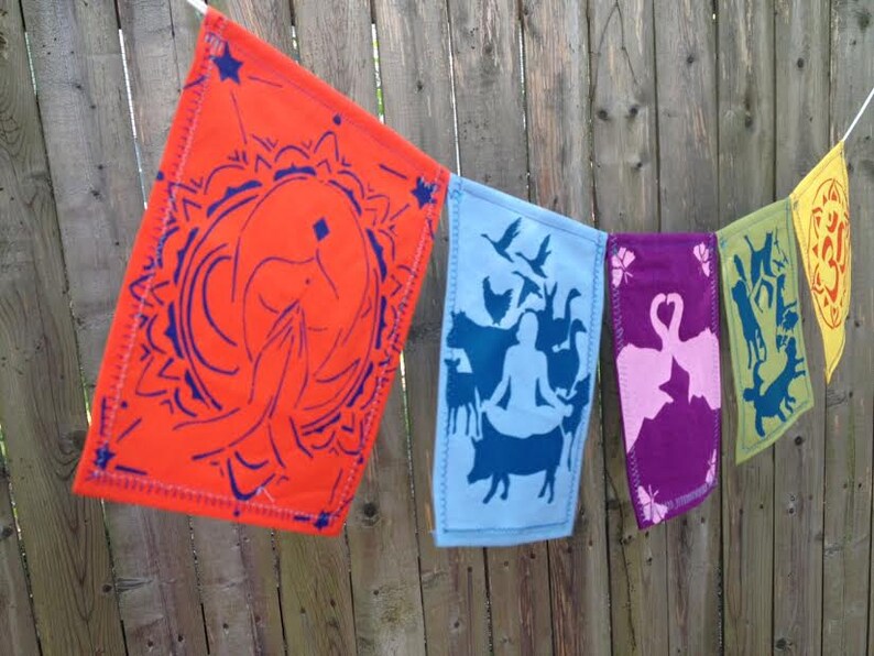 Animal Compassion Prayer Flags. - Etsy