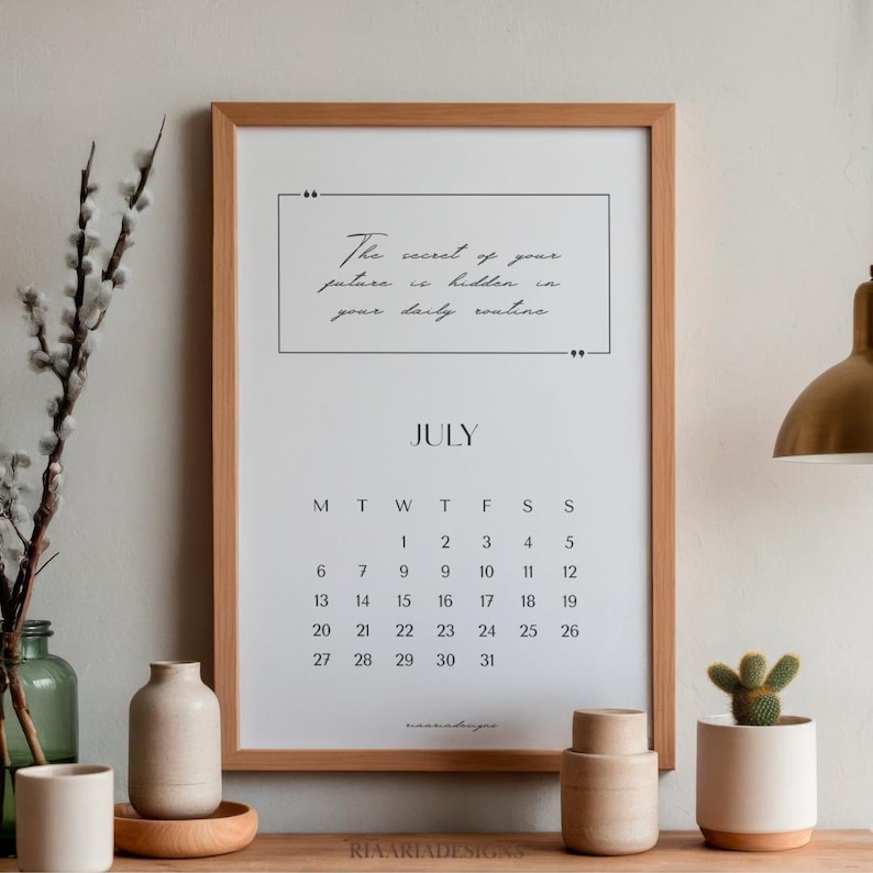 2026 Calendar With Quotes - Etsy UK