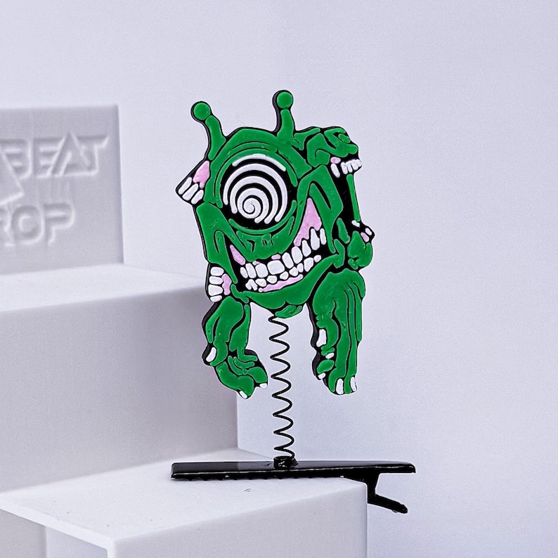 Subtronics Rave Sprout | Cyclops Hat Clip | EDM Trinkets - Etsy