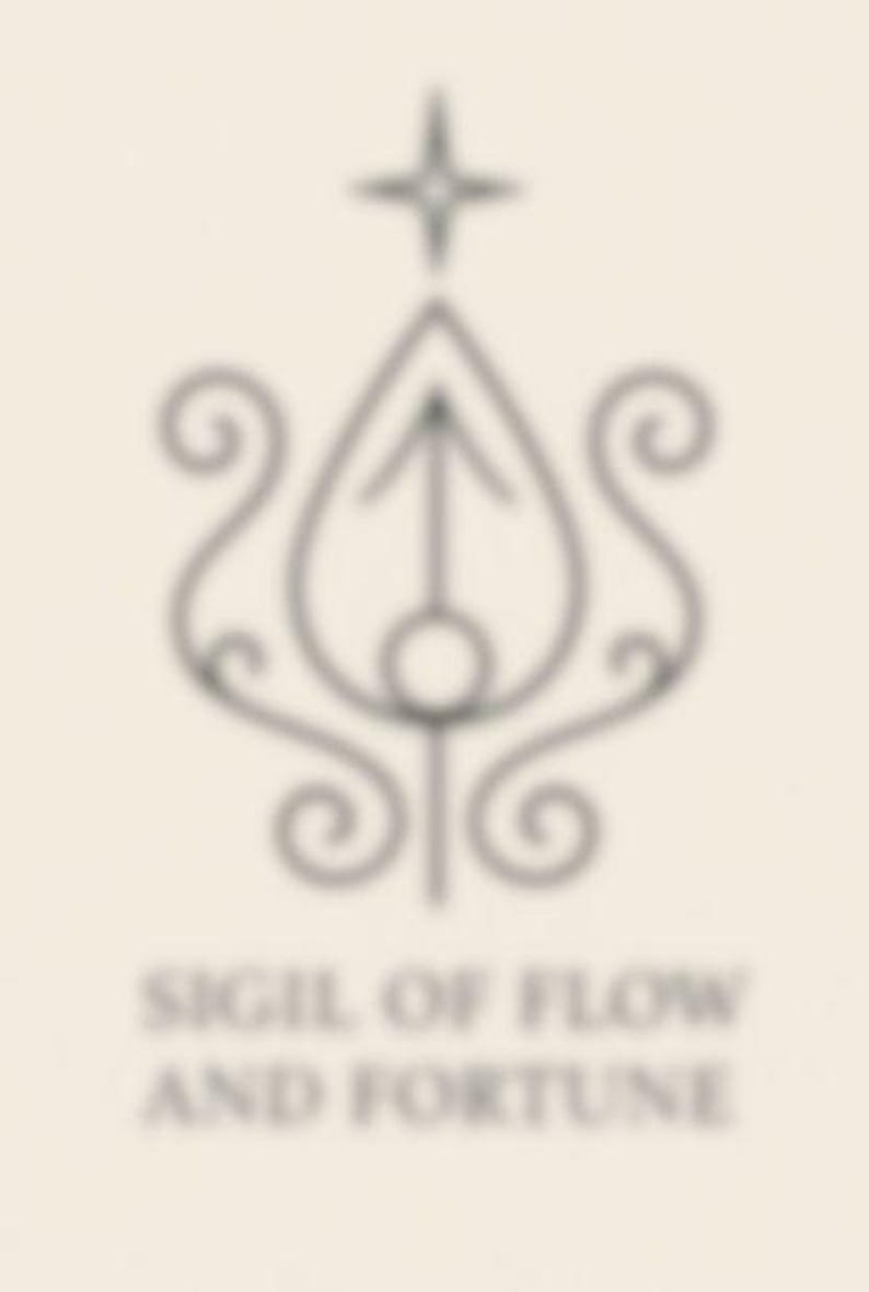 Sigil of FLOW & FORTUNE - Etsy